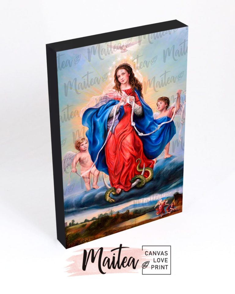 Retablo Virgen Desatanudos | Maitea Canvas
